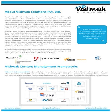 About Vishwak 1 | PDF