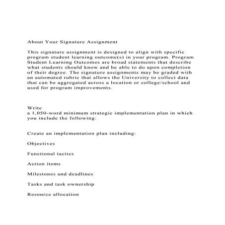 About Your Signature AssignmentThis signature assignment i.docx