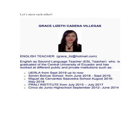 About your teacher | PDF