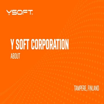 About Y SOFT CORPORATION Brno | PPT