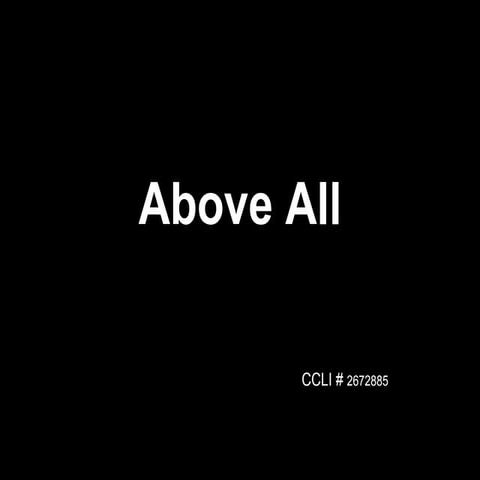 Above all | PDF