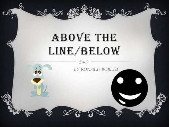 Live Above the Line! | PPT