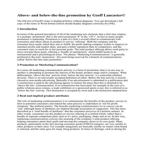 9 ps of marketing | DOCX