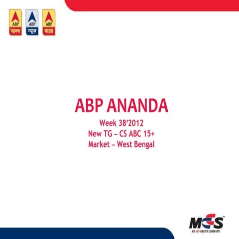 Abp ananda research snapshot wk 38 12 | PPT