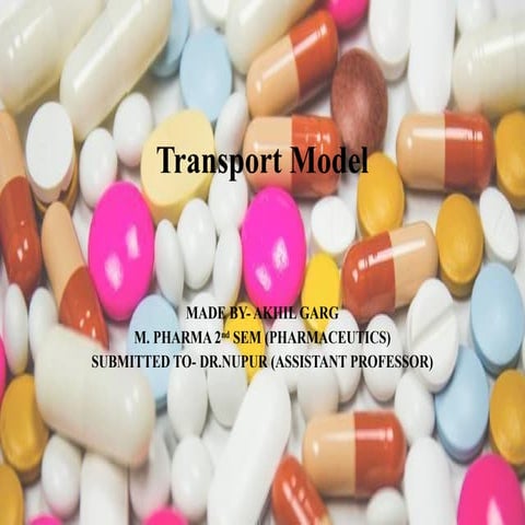 Transport models in Pharmaceutics: pH partition and tight junction | PPTX