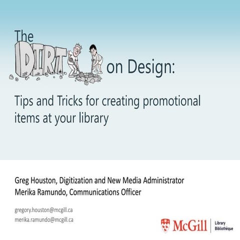 Dirt On Design / Greg Houston & Merika Ramundo | PPTX