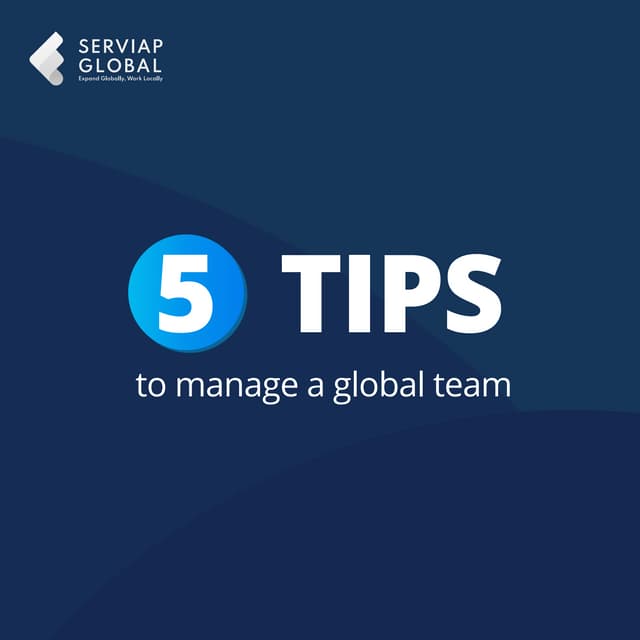 5 Tips to manage a global team | PDF
