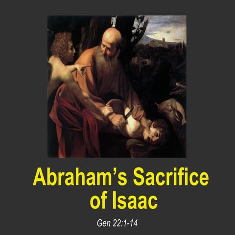 Abraham's Sacrifice of Isaac | PPT