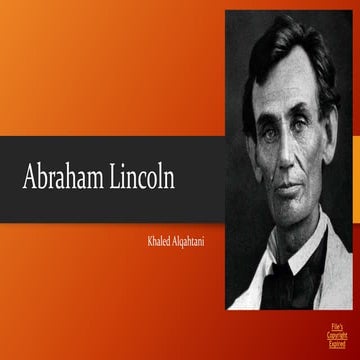Abraham lincoln | PPT