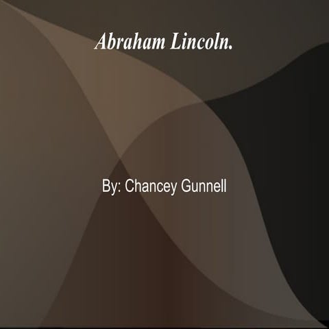 Abraham Lincoln | PPTX