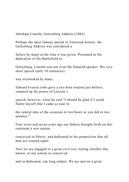 Gettysburg address | PPT