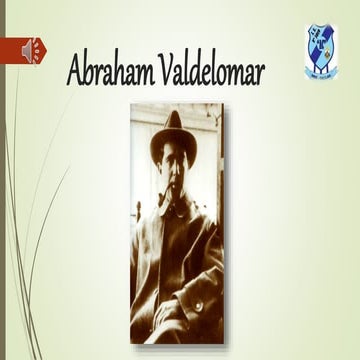 Abraham Valdelomar | PPTX