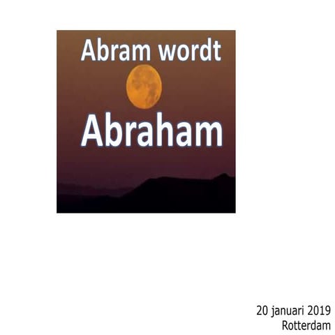 Abram abraham | PPT