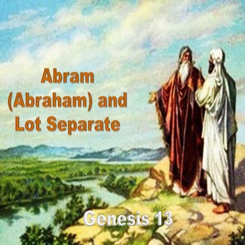 La Separación De Abraham Y Lot