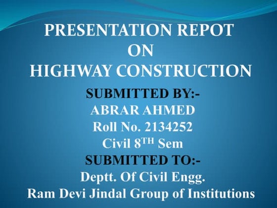 Stages Of Road Construction: Step by Step | PDF | Civil Engineering ...