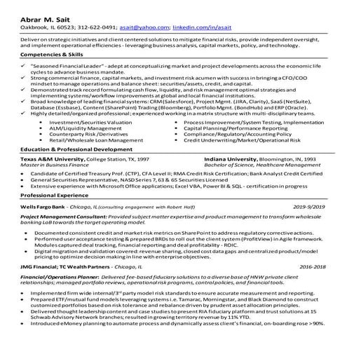 Abrar M. Sait Resume | PDF