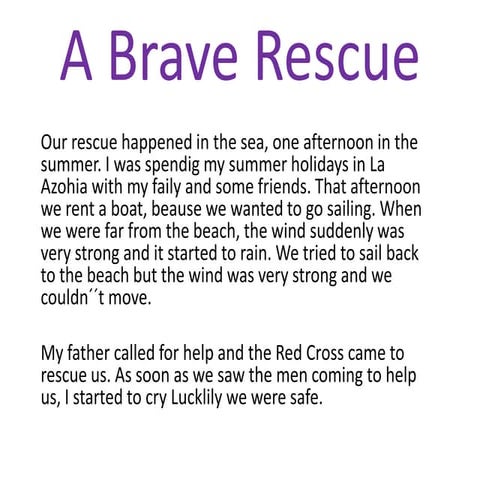 A brave rescue | PPTX