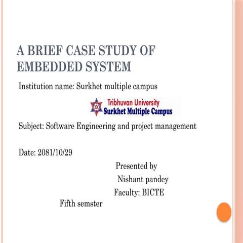 A Brief case study of Embedded system.pptx