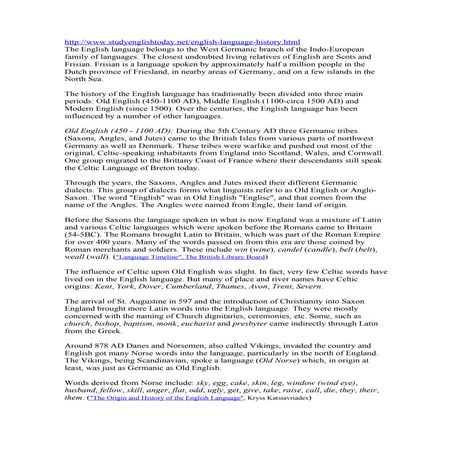 A brief history | DOC