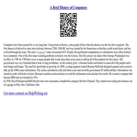 A Brief History Of Computers | PPT