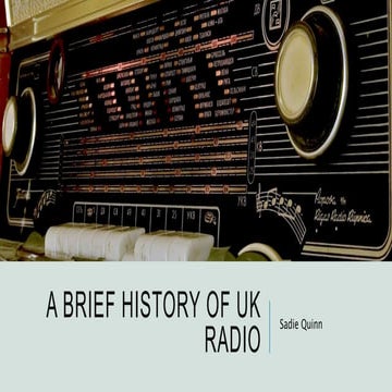A brief history of uk radio | PPT