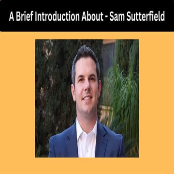 Sam Sutterfield - An Experienced Financial Advisor | PDF