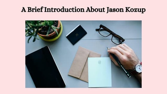 Jason Kozup presentations