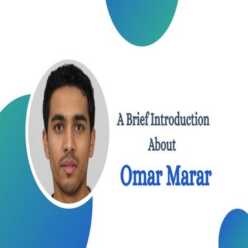 A Brief Introduction About Omar Marar | PDF