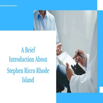 Stephen Ricco Rhode Island - Known For His Ethical Leadership | PDF