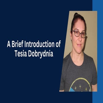 Tesia Dobrydnia - A Process Engineer | PDF