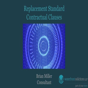A Brief Introduction to Standard Contractual Clauses (2021).pptx