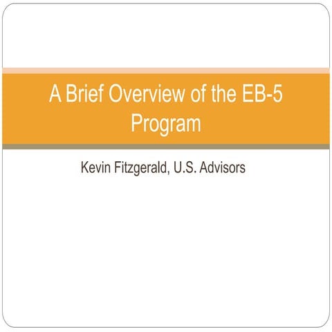 The Structure of EB-5 Investments | PPTX