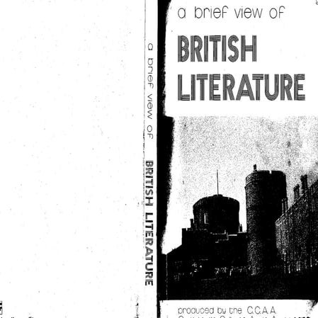 A Brief View of British Literature by C. C. A. A. - Centro de Cultura ...