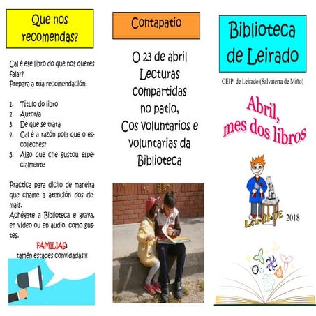 Abril, mes dos libros 2018 | PDF