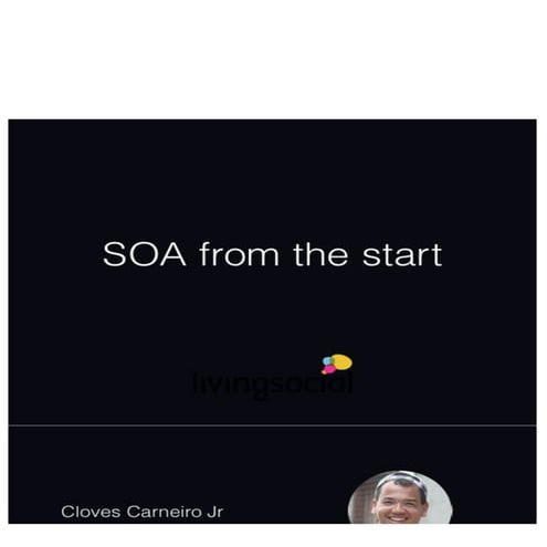 Abril Pro Ruby 2014 Workshop: Adopting SOA from Day One | PDF