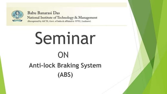 Anti lock braking (ABS) Model based Design in MATLAB-Simulink | PDF