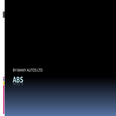 ABS | PPT