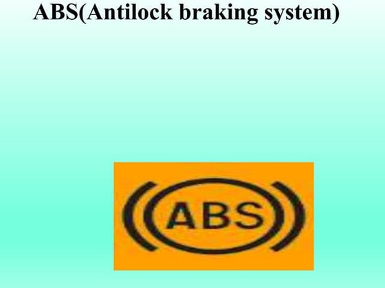 Toyota ABS-braking-systems | PDF