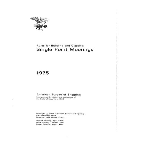 Abs 1975 single point moorings | PDF