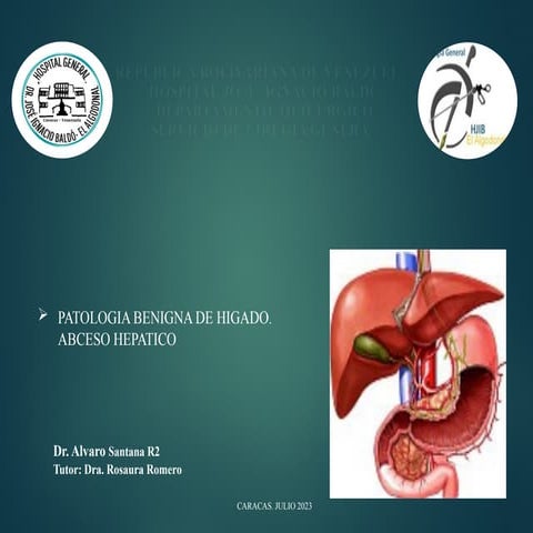 CASO CLINICO ABSCESO HEPATICO........... | PPTX