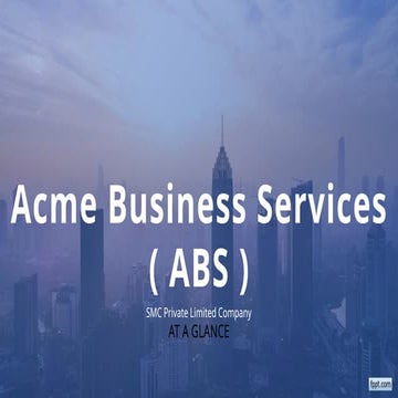 ABS Company Profile 2.pptx- Note: All documents are strictly ...