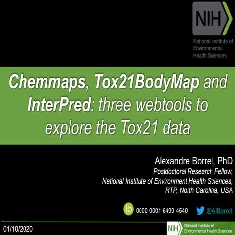 Seminar NIEHS | PPTX