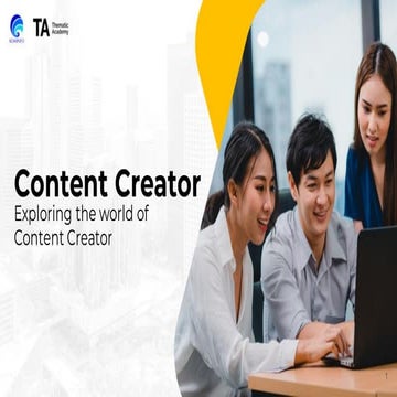 Langkah langkah sukses menjadi konten kreator | PDF