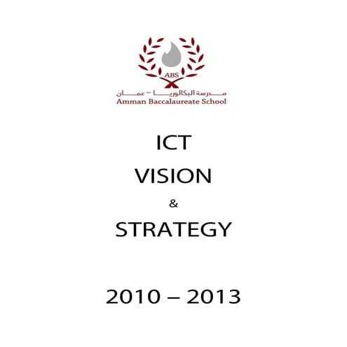 Abs ict vision and strategy 2010 2013 | PDF | Education industry ...