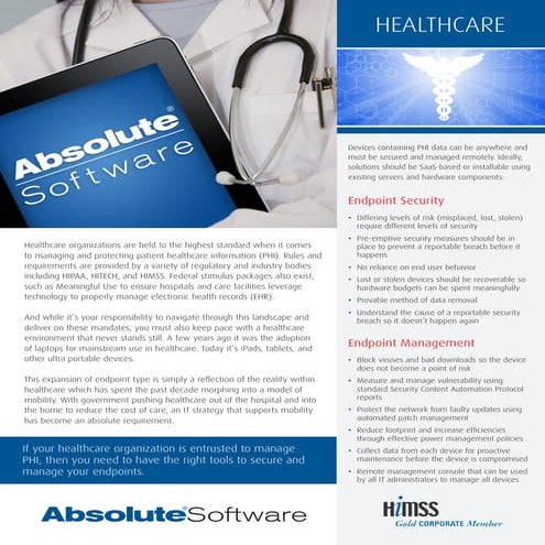 Absolute software-for-healthcare | PDF