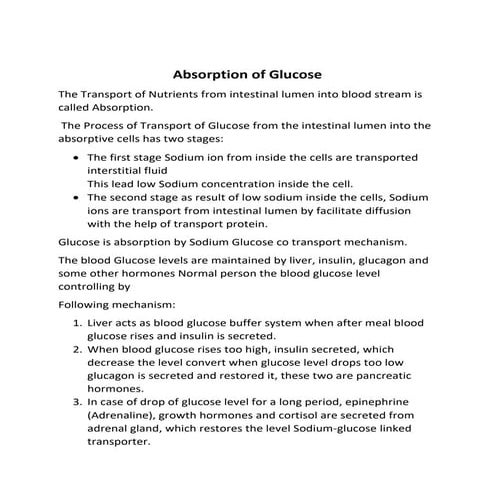 Absorption of Glucose.docx