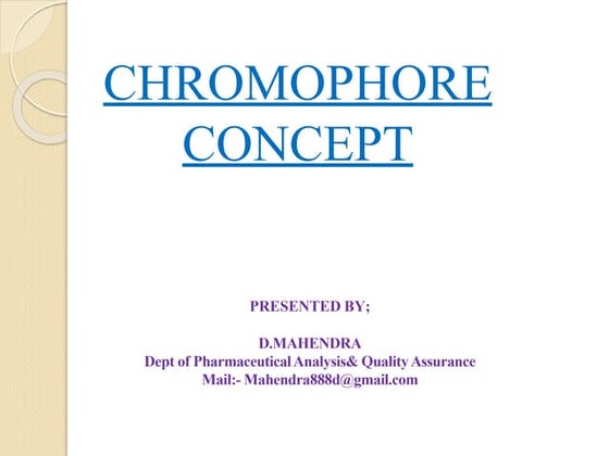 Chromophore | PPT