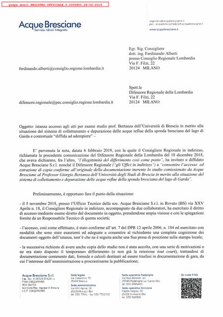 Lettera vertici AMSA A2A | PDF