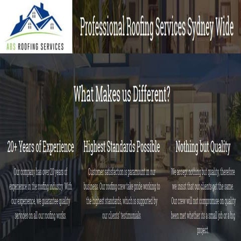 ABS Roofing Services | PPT