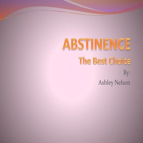 Abstinence | PPTX